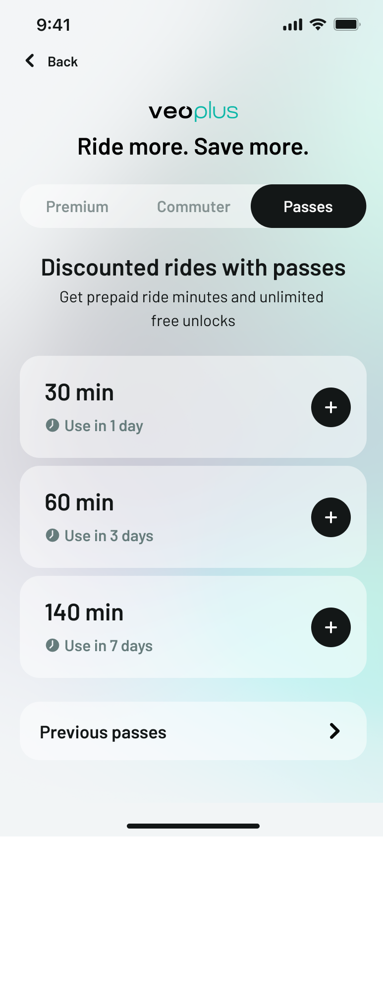 Using a VeoPlus Pass – Veo
